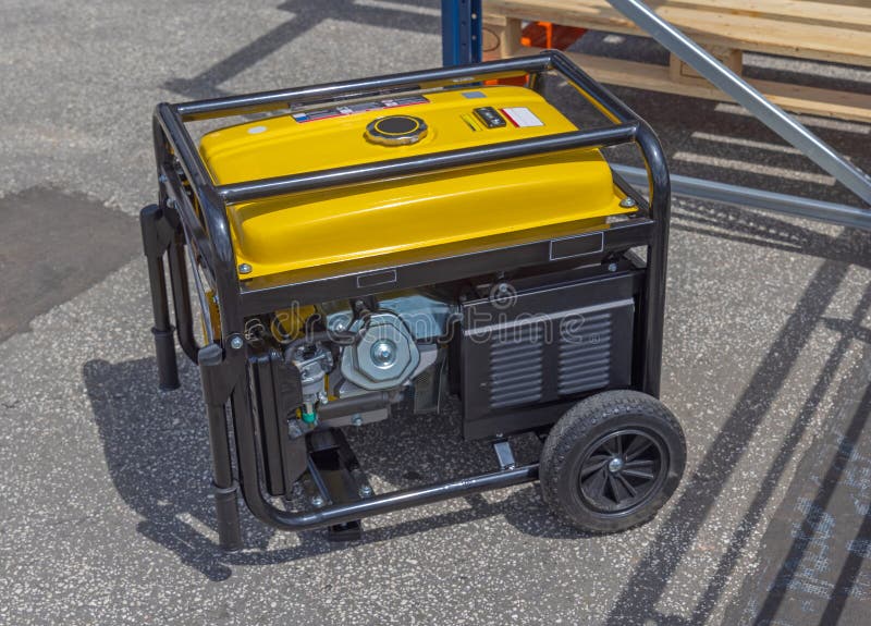 Portable Standby Power Generator Stock Image - Image of clean, tank ...