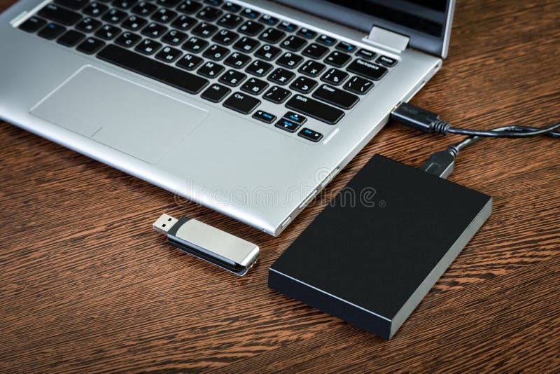 Portable Storage Technologies Stock Photo - Image of external, internal ...