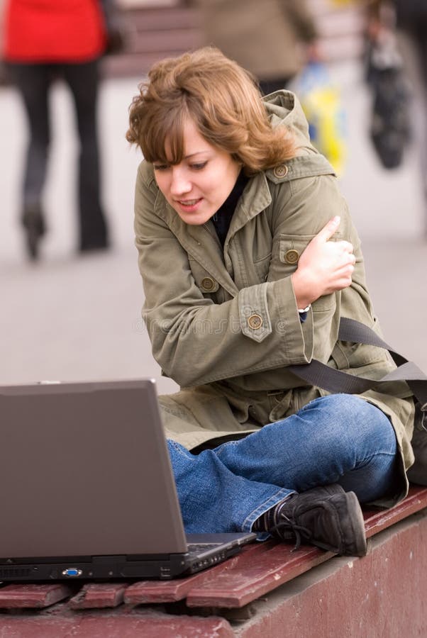 Portable student`s life stock photo. Image of company - 1491418