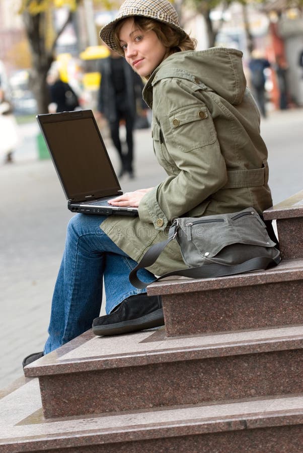 Portable student`s life stock photo. Image of company - 1491418