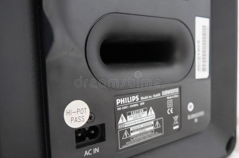 Portable Subwoofer with Futuristic Design Editorial Stock Photo - Image ...