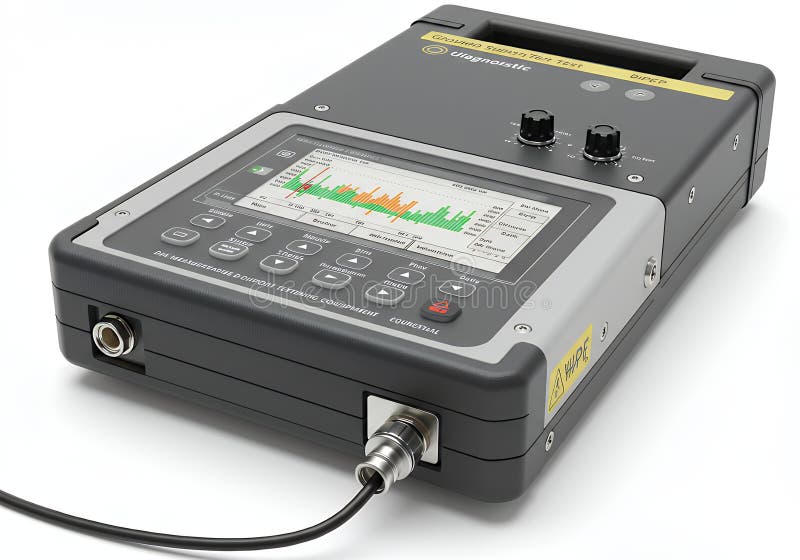 Portable Testing Equipment for Ground Support Isolated on White ...