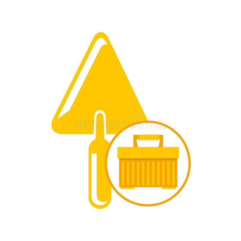 Portable Tool Box Silhouette Man Stock Vector - Illustration of ...