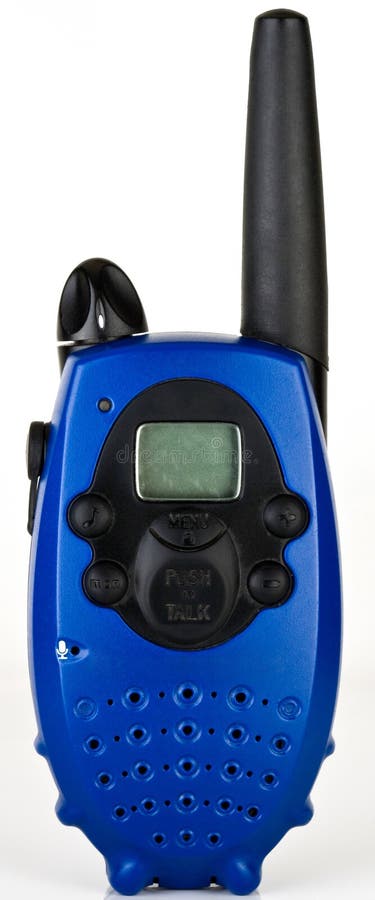 Portable Two Way Handheld Radio Stock Photo - Image of radio, walkie ...