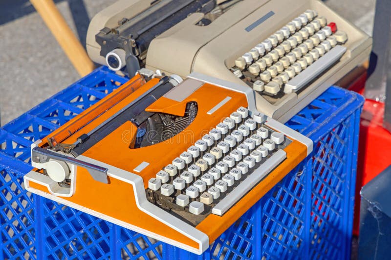 Portable Typewriter Machine Stock Image - Image of sale, small: 285954207