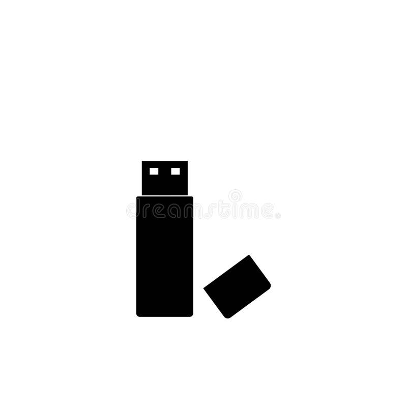Portable Usb, Flash Disk Icon Vector Stock Vector - Illustration of ...