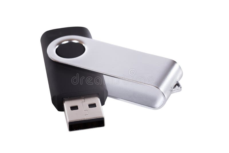 Portable USB Flash Drive or Stick Stock Image - Image of data ...