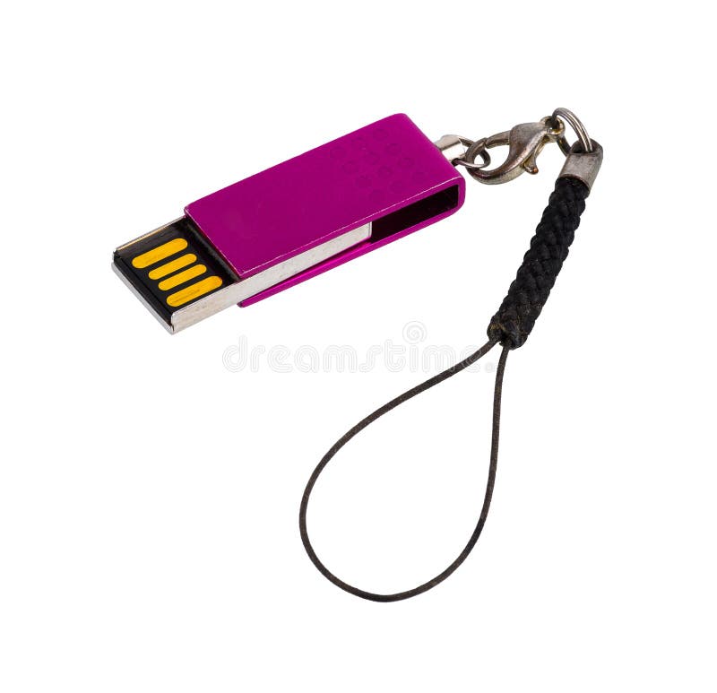 Portable Usb Memory or USB Flash Drive Isolated Stock Image - Image of ...