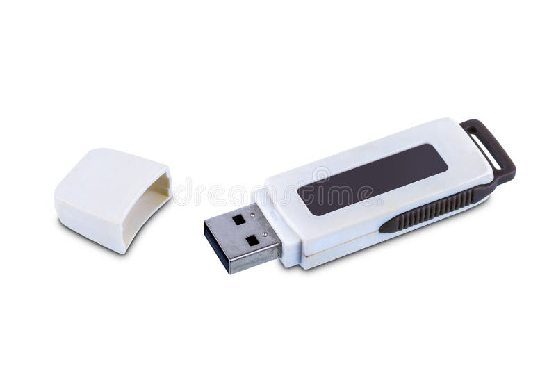 Portable Usb Memory or USB Flash Drive Isolated Stock Image - Image of ...