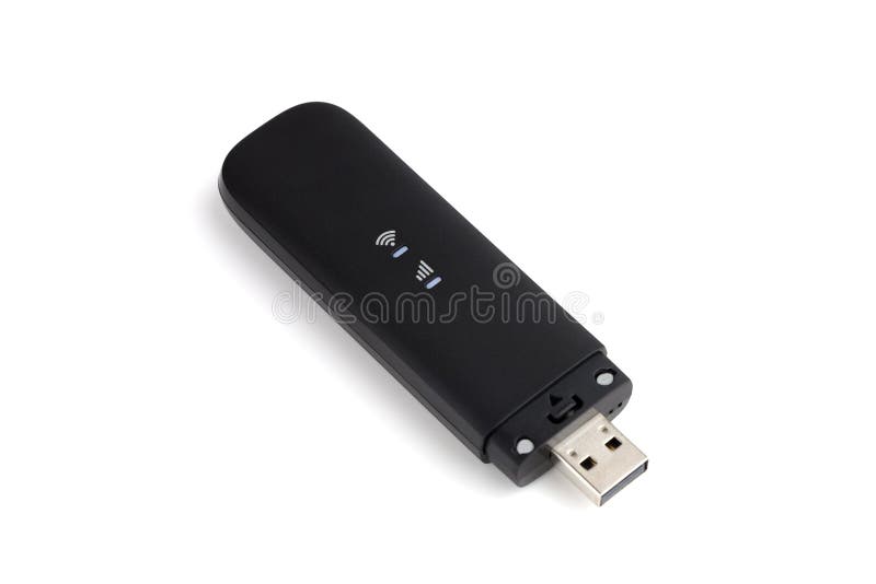 Portable usb modem stock photo. Image of pink, portable - 227392338