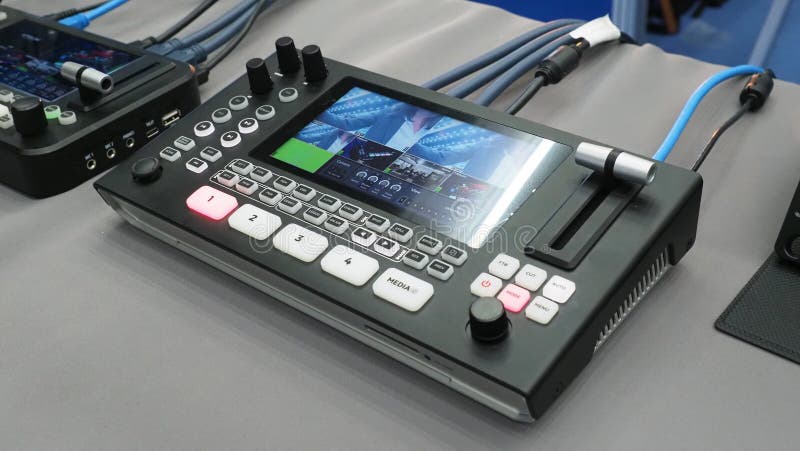 A Portable Video Switcher with an Integrated Display Screen.it Used for ...
