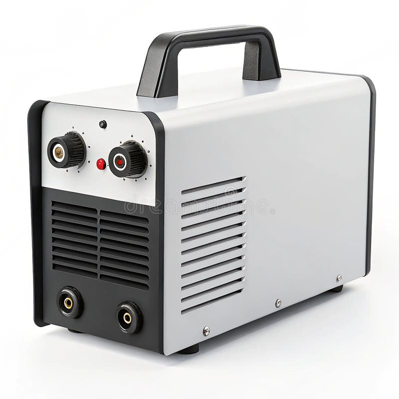 Portable Welding Machine with Power Control Stock Illustration - Illustration of electric ...