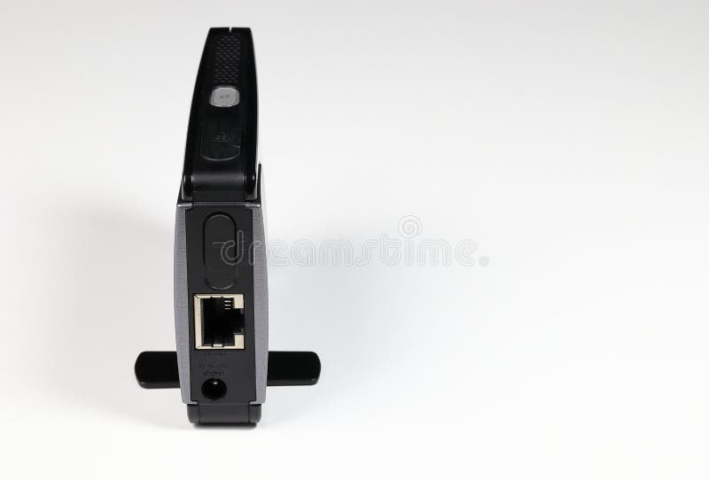 Portable Wifi Hotspot. Compact or Mini Wifi Router Device Isolated on ...