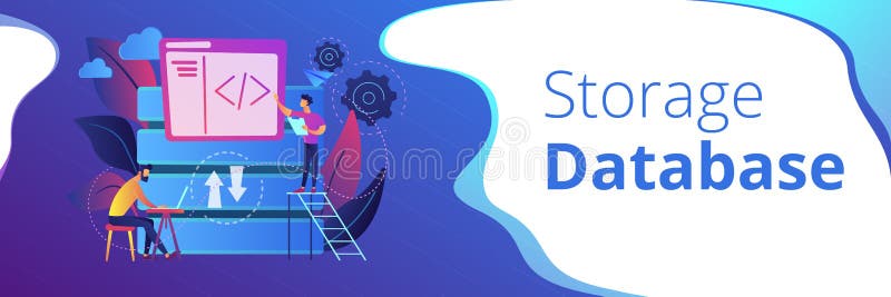 Portada Grande Del Desarrollador De Los Datos Ilustración del Vector ...