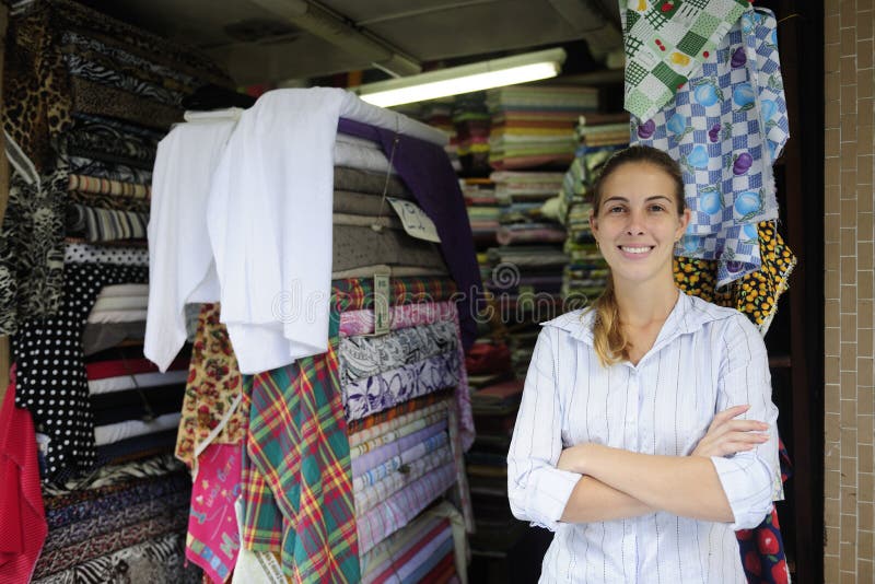 Store Owner In Front Of Shop Stock Image - Image of liquor, outdoors ...