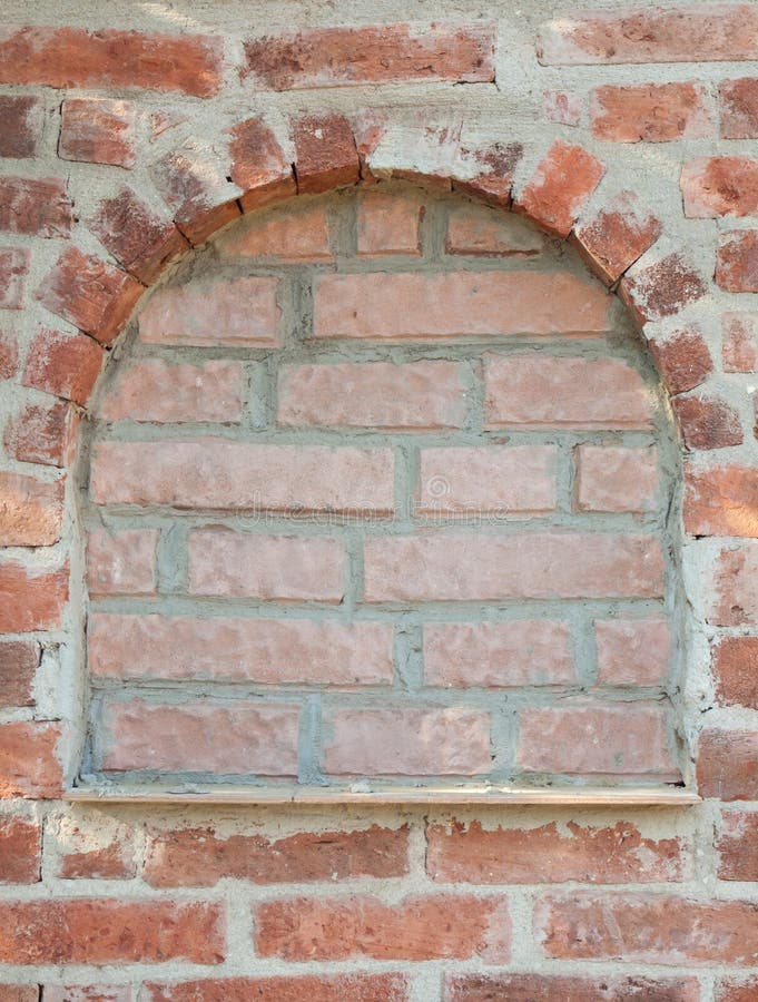 Detail of Brick Portal in Stone Wall Stock Photo - Image of facade ...