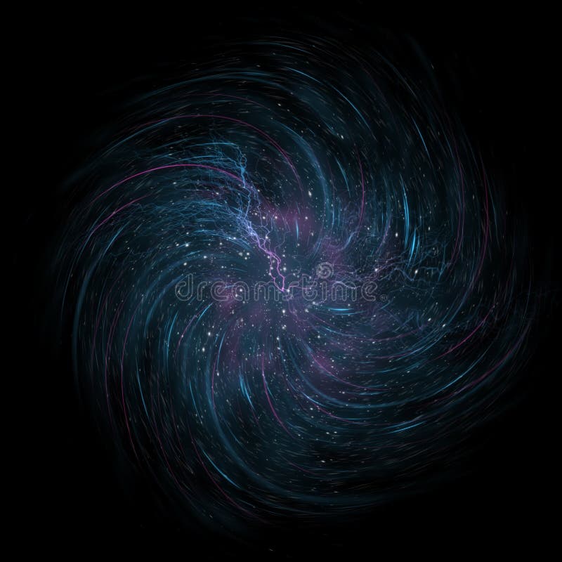 Portal Funnel Wormhole 3D Render Stock Illustration - Illustration of ...