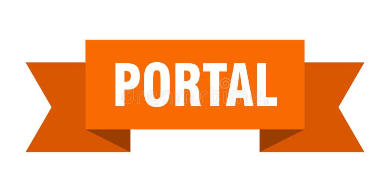 Portal ribbon. stock vector. Illustration of seal, banner - 191261738
