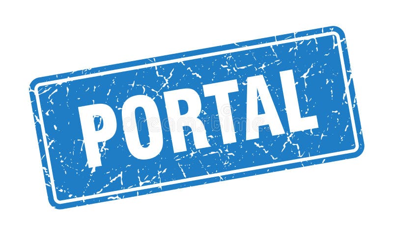 Portal Sign. Portal Grunge Stamp Stock Vector - Illustration of sticker ...