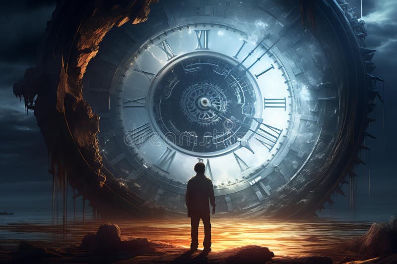 Portal Time Machine. Generate Ai Stock Photo - Image of energy, machine ...