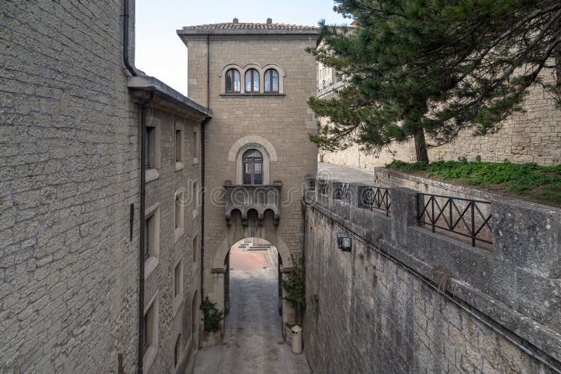 Portanova Gate, San Marino editorial image. Image of tourism - 291489875