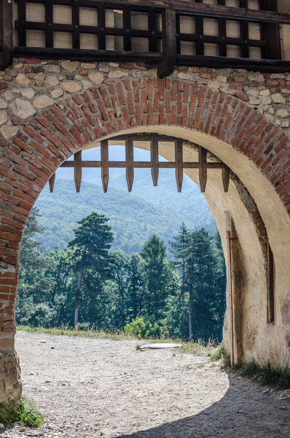 The Portcullis and Gate House at Warwick Castle Stock Image - Image of ...