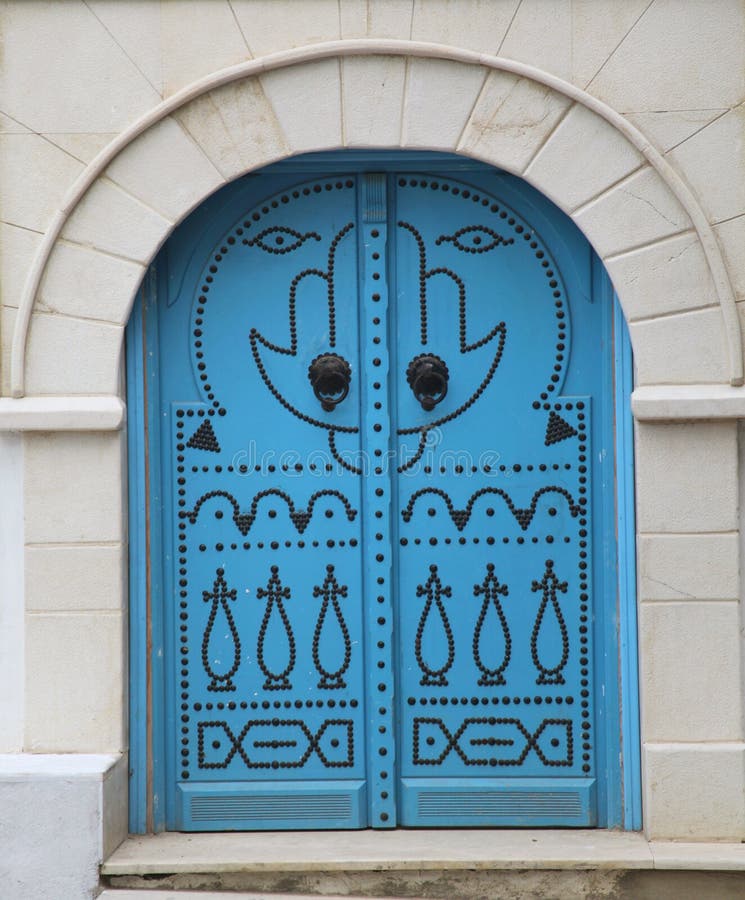 Porte arabe photo stock. Image du maison, bois, trappe - 39921588