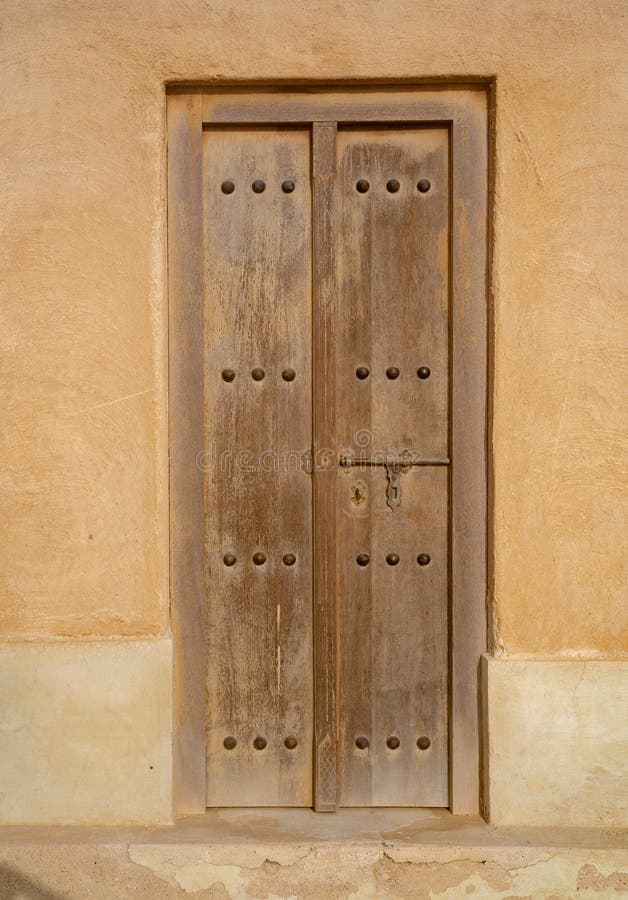 Porte Arabe Doorold Arabe Traditionnel De Maison Photo stock - Image du ...