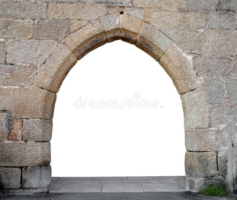 Nouvelle porte en pierre photo stock. Image du festival - 40860896