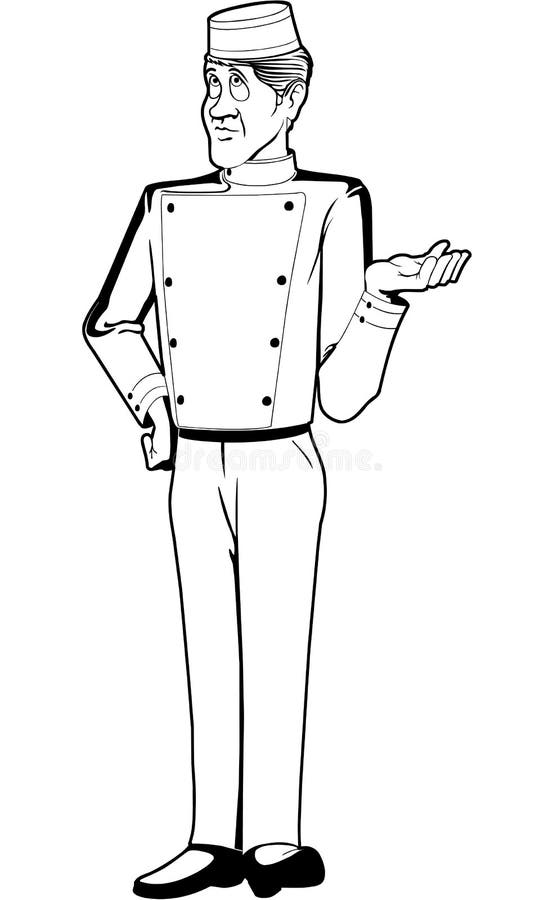 Porteiro Ilustrações, Vetores E Clipart De Stock – (859 Stock ...