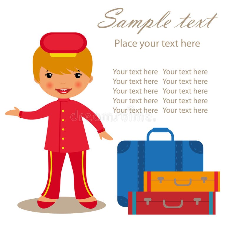 Cute Cartoon Porter Stock Illustrations – 150 Cute Cartoon Porter Stock ...