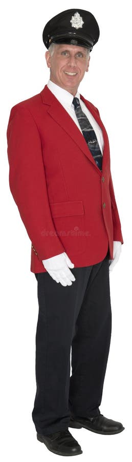 Porter, Baggage Handler, Doorman, Hotel Employee, Isolated Stock Photo ...