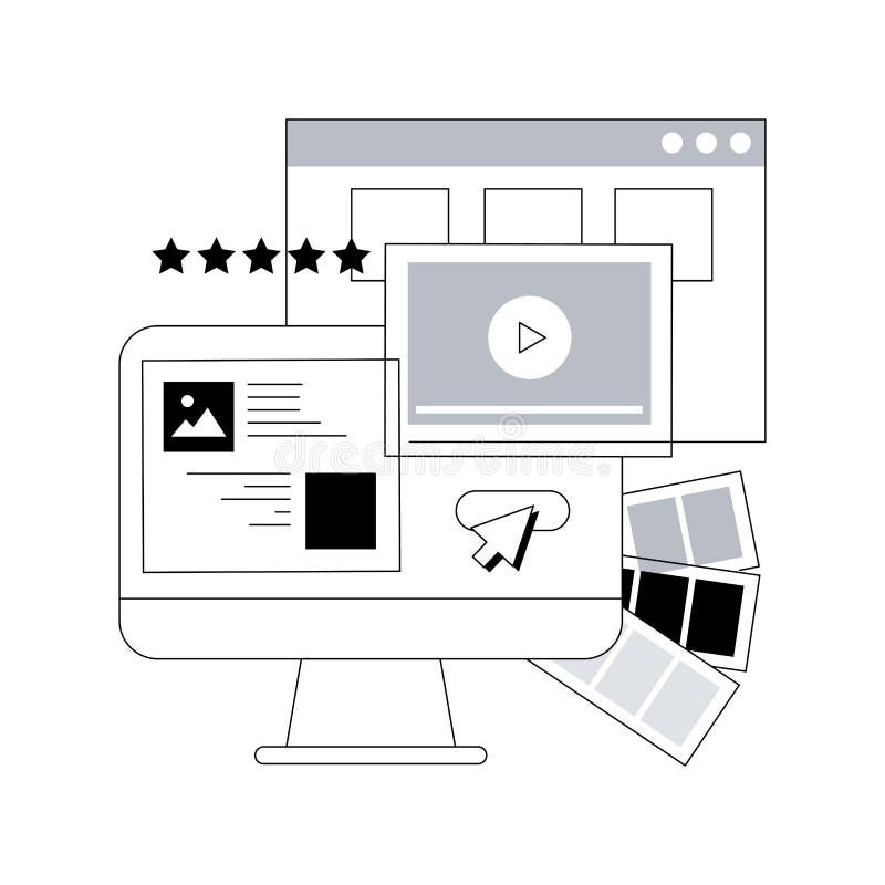 Portfolio Abstract Concept Vector Illustration. Stock Vector ...