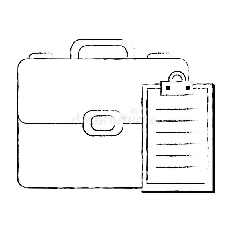 Checklist Briefcase Stock Illustrations – 1,562 Checklist Briefcase ...