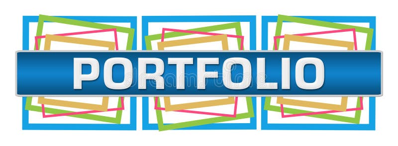 PORTFOLIO Text in Dot Style Stock Vector - Illustration of figure ...