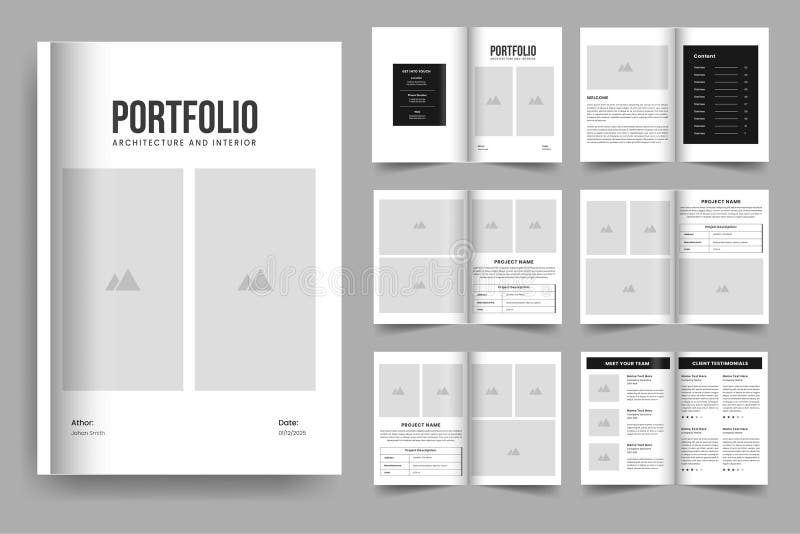 Portfolio Design Architecture Portfolio Interior Portfolio Template ...