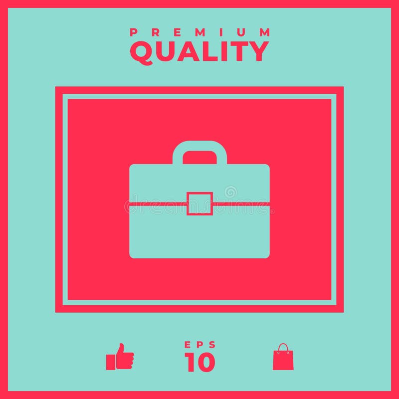 Portfolio Icon Symbol. Graphic Elements for Your Design Stock Vector ...