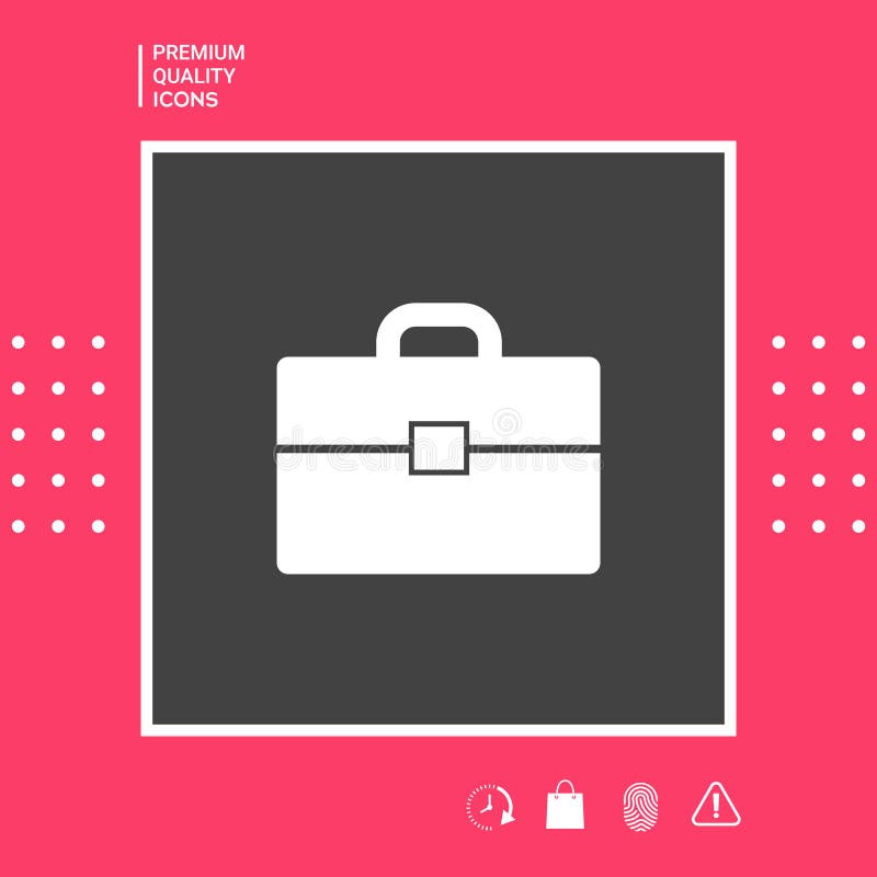 Portfolio Icon Symbol. Graphic Elements for Your Design Stock Vector ...