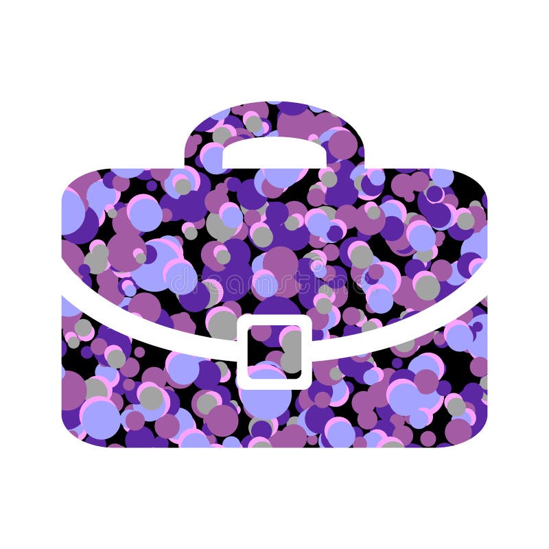 Portfolio icon on white stock vector. Illustration of background ...