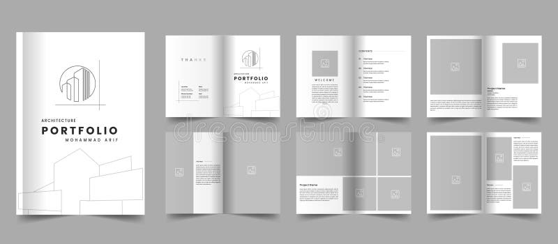 Portfolio Layout Template Architecture Portfolio Interior Portfolio ...