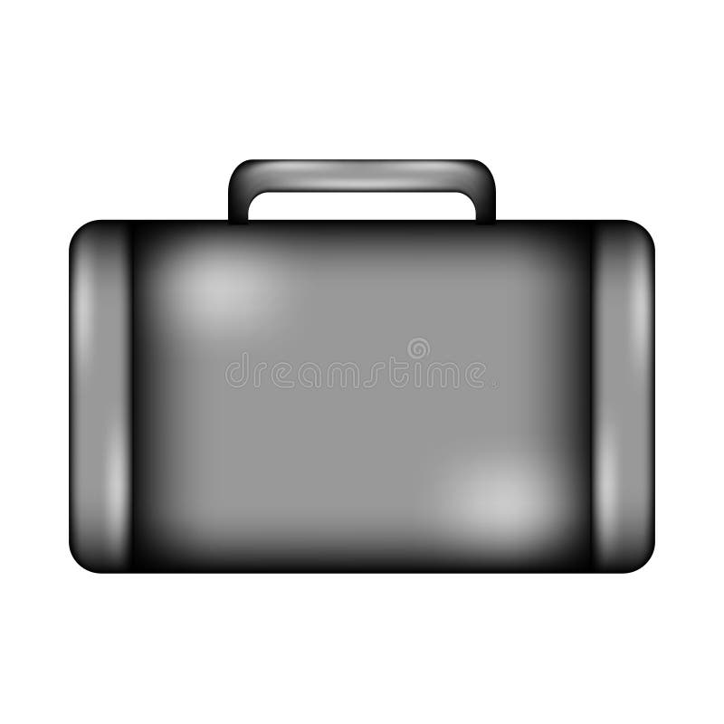 Portfolio icon on white stock vector. Illustration of briefcase - 269745135