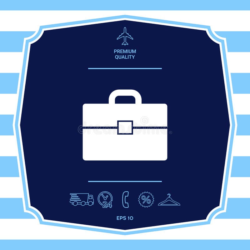 Portfolio Icon Symbol. Graphic Elements for Your Design Stock Vector ...