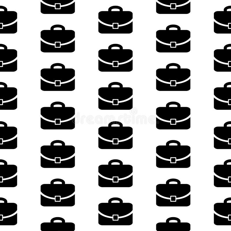 Portfolio Symbol Icon Seamless Pattern Stock Vector - Illustration of ...