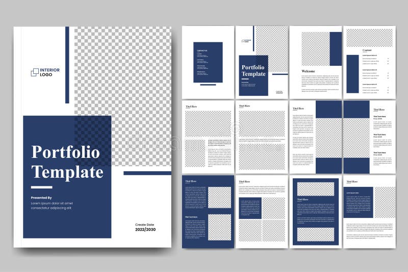 Portfolio Template Design and Architecture Interior Catalog Layout ...