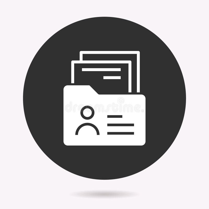 Portfolio - Vector Icon. Illustration Isolated. Simple Pictogram. Stock ...