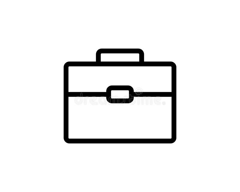 Portfolio Vector Icon Isolated on White in Flat Style. Case Symbol ...