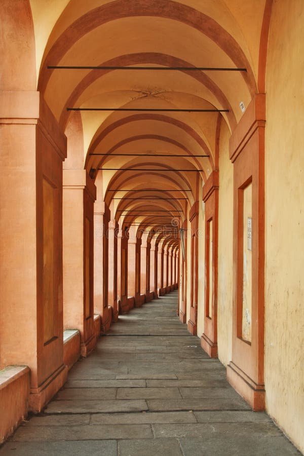Portico Di San Luca, Bologna Stock Image - Image of architecture ...