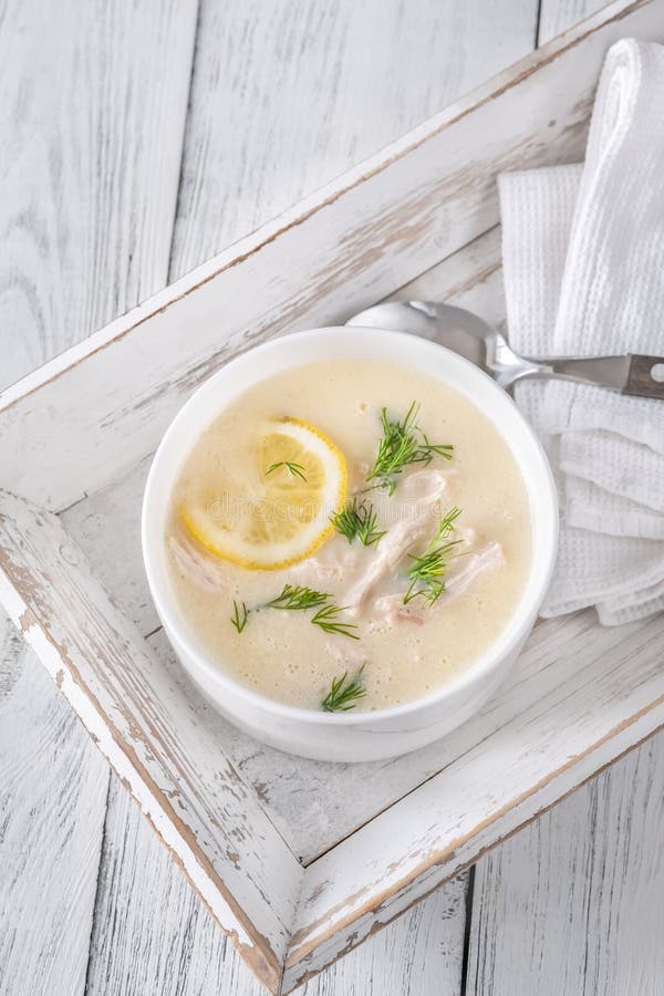 Portion of Avgolemono stock photo. Image of food, broth - 271627822