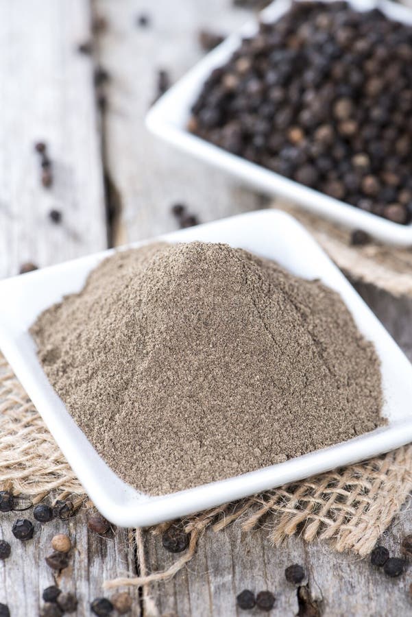 Portion of Black Pepper stock image. Image of seasoning - 35050661