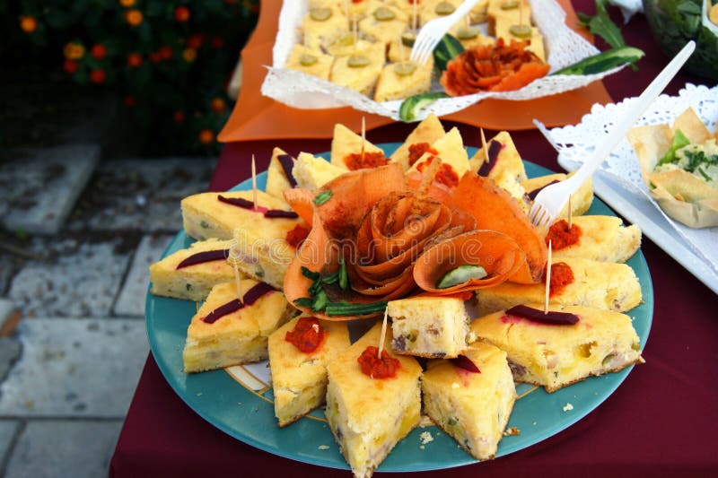 Portion cake on a plate stock image. Image of food, gustable - 74372091